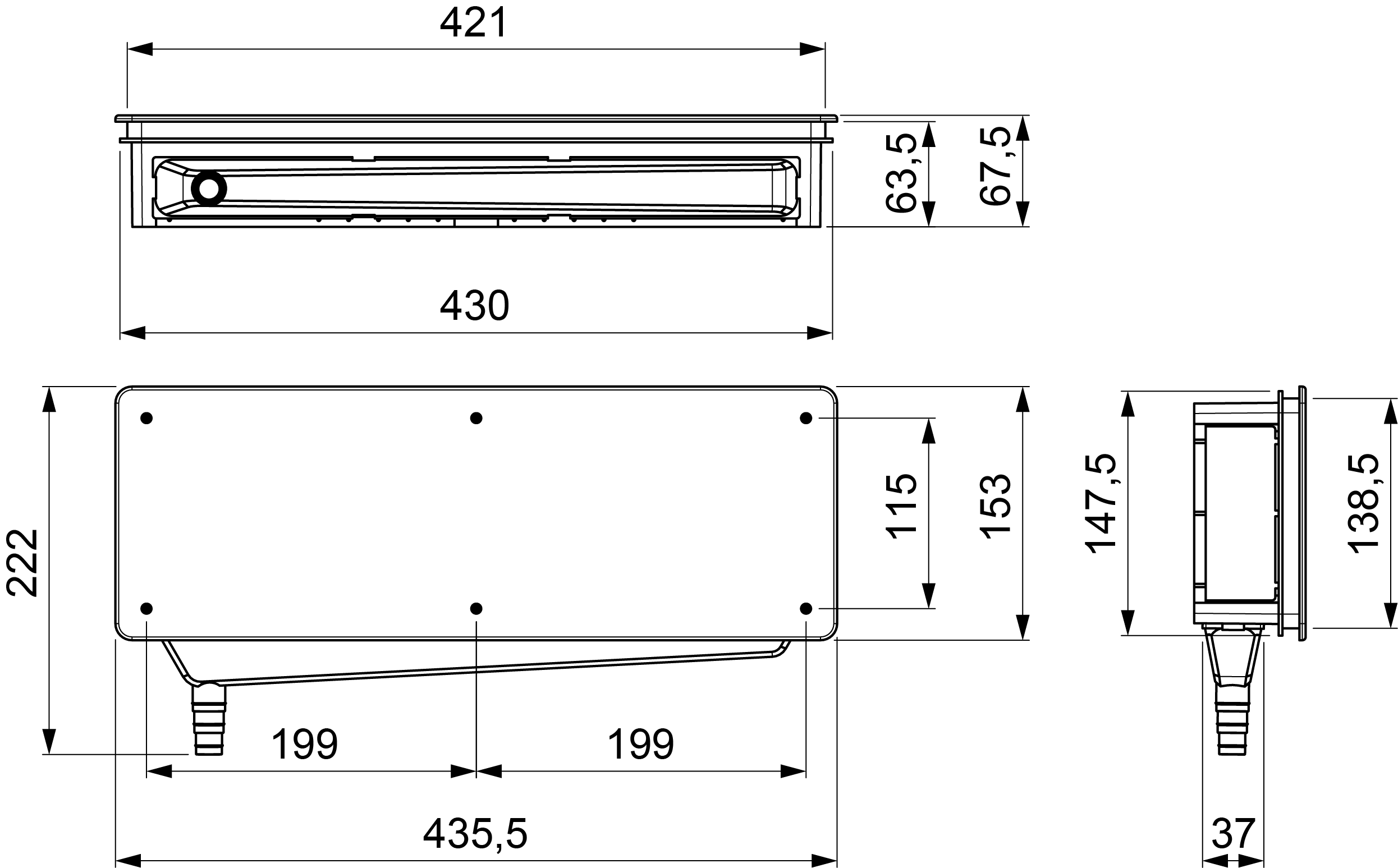 Caja preinstalación aire acondicionado Ref. 177 | Solera